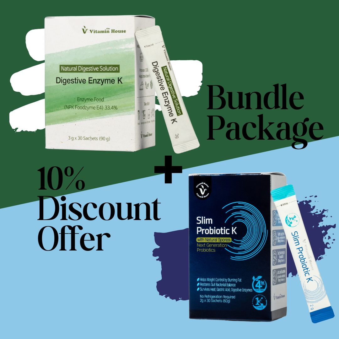 Digestive Enzyme K + Slim Probiotic K (Bundle Package) – BVOY (Best ...